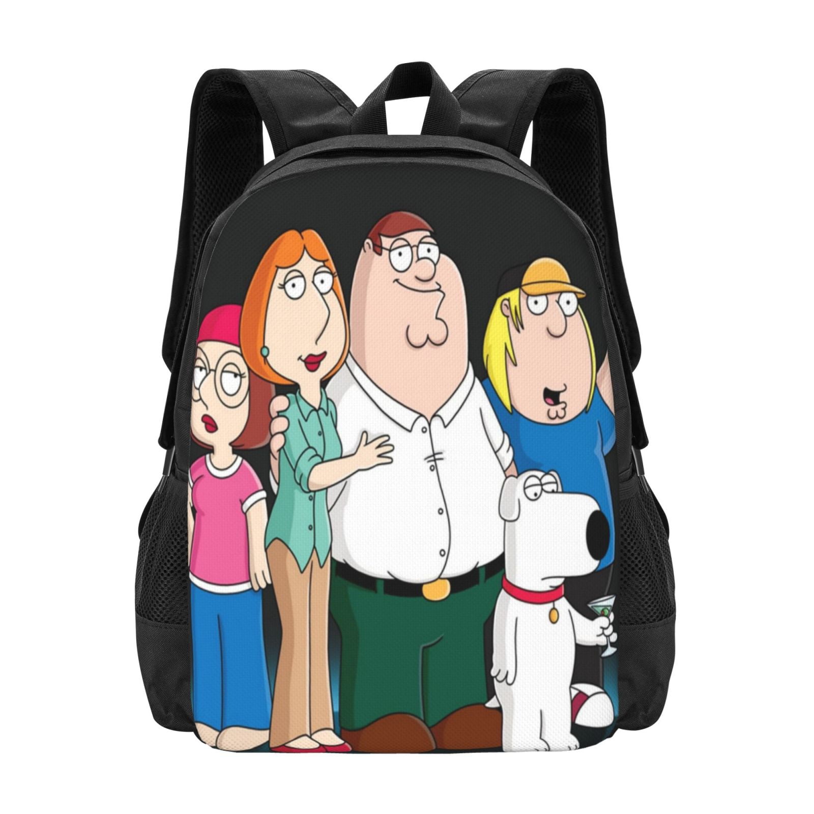 16.5In Fam-ily Guy Backpack Bookbag Travel Laptop Bag Daypack for ...