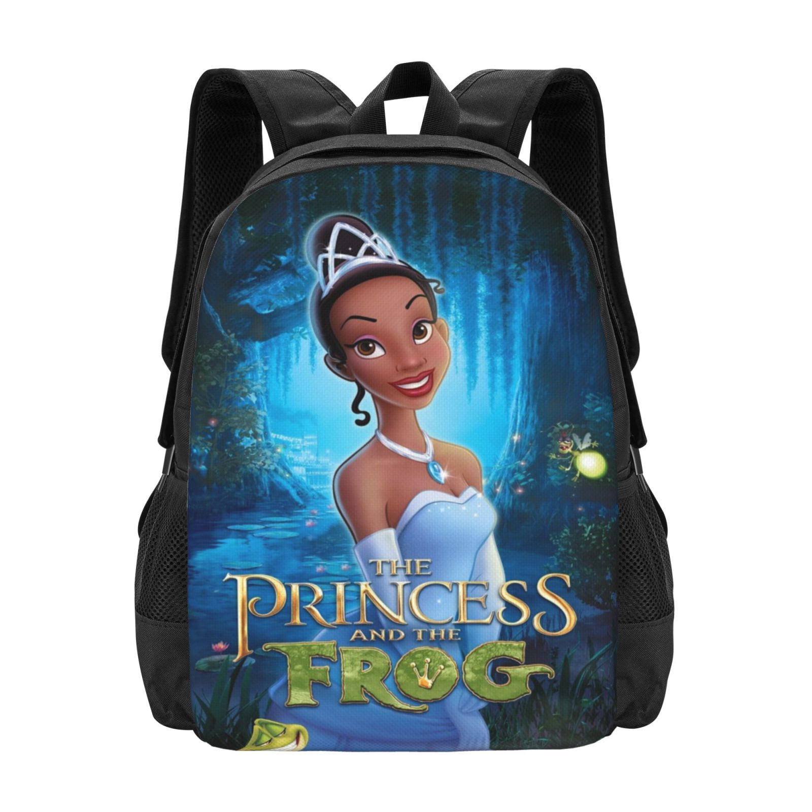 16.5 Inch Princess Fro-g Backpack Travel Bookbag Travel Laptop Bag for ...