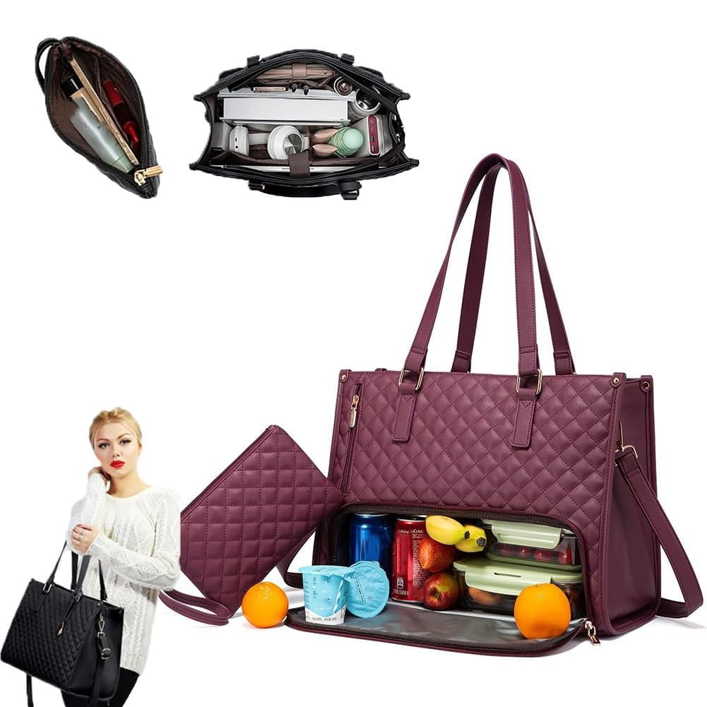 16.5" Lunch Bag for Women Work,Insulated Lunch Box Extra Large Lunch ...