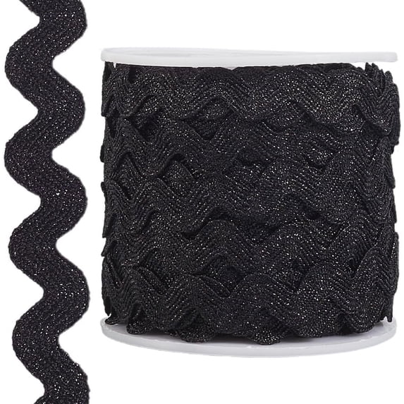 16.5 Yards Polyester Wave Lace Trim Ribbon Wave Bending Lace Trim ...