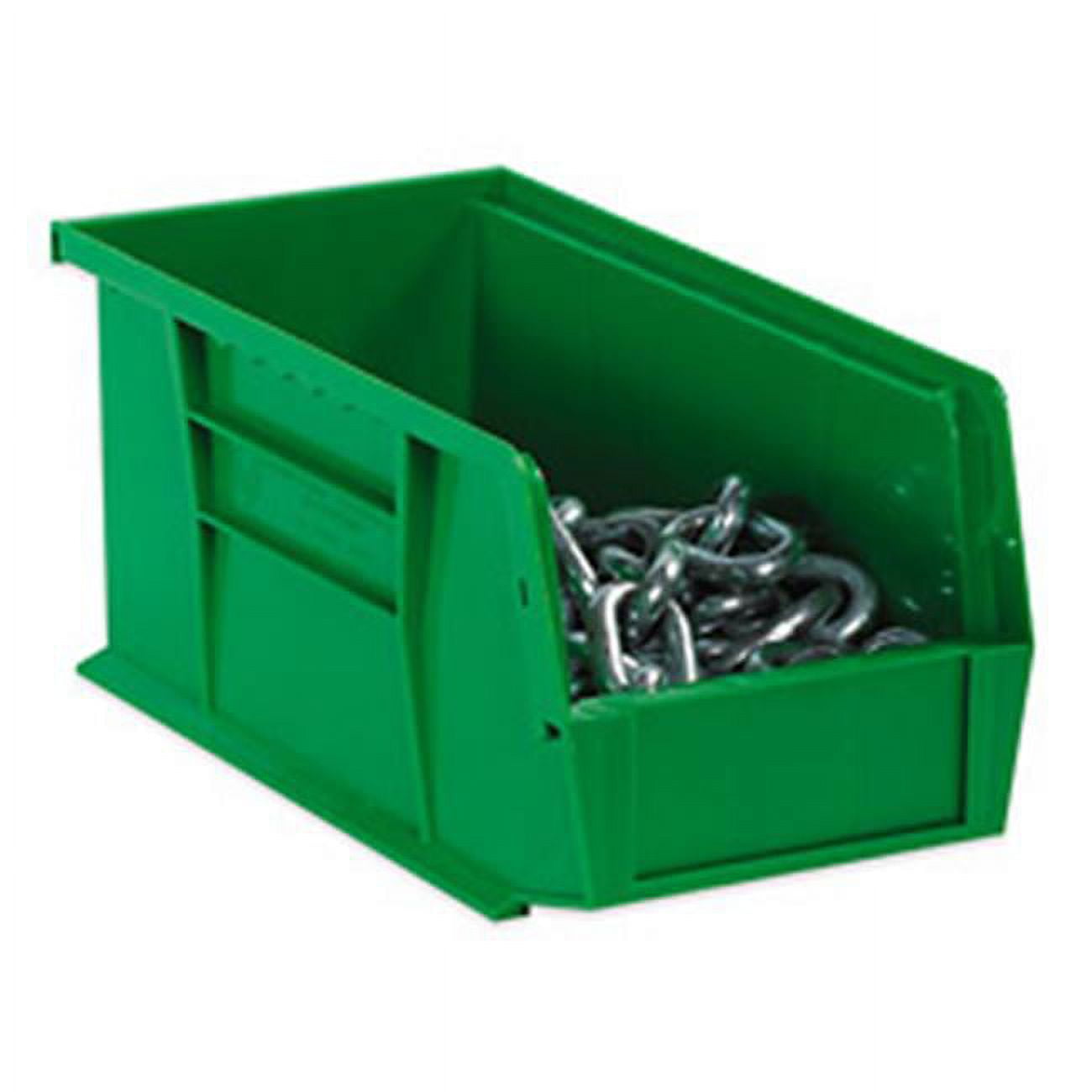 16 .50 in. x 14 .75 in. x 7 in. Green Plastic Stack & Hang Bin Boxes- 6 - Walmart.com