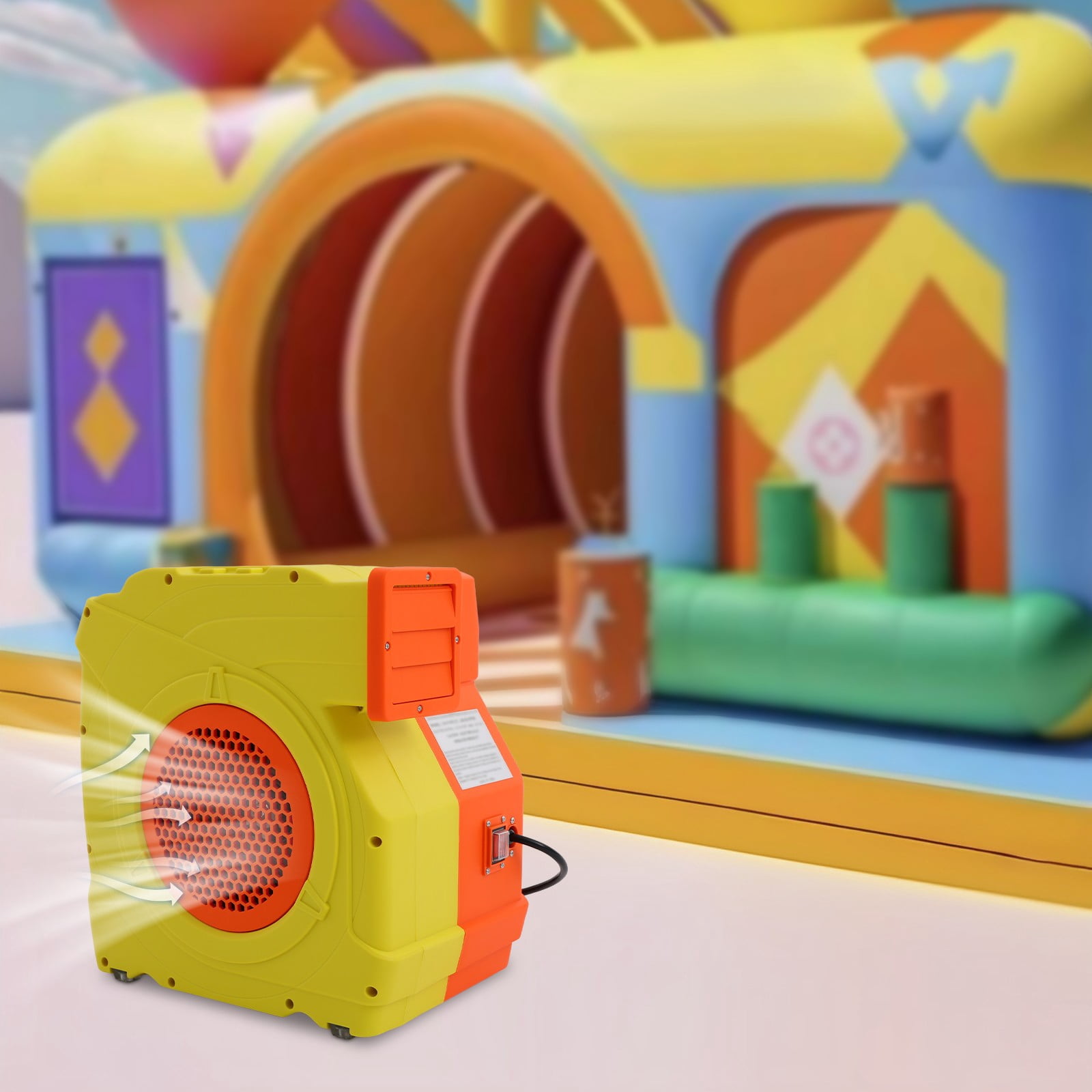 16.54*11.02*14.96 Modern Adjustable Design Floor-Mounted Orange Bounce ...