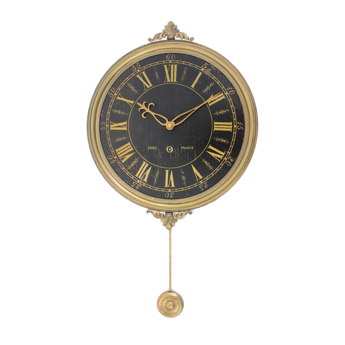 16.54" X 25" Gold Vintage Living-Room Pendulum Clock - Walmart.com