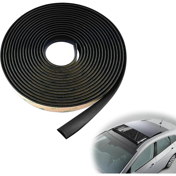 16.5FT/5M Windshield Seal Strip & Sunroof Rubber Seal, Universal ...