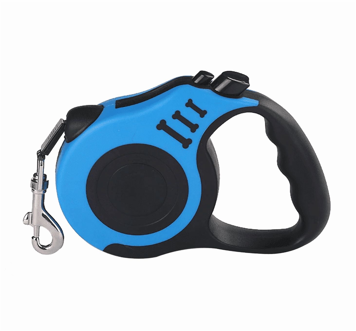 16.5FT Automatic Retractable Dog Leash Pet Collar Automatic Walking ...