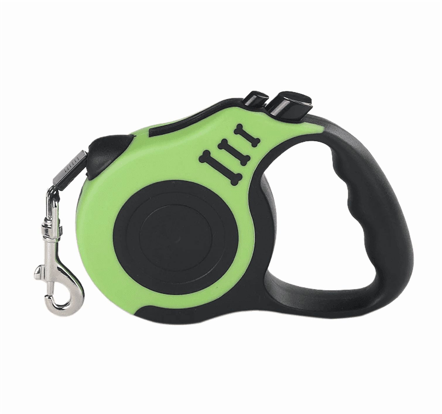 16.5FT Automatic Retractable Dog Leash Pet Collar Automatic Walking ...