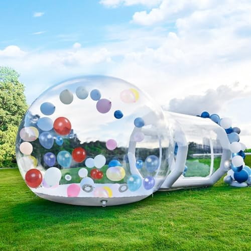 16.5FT Inflatable Bubble House Dome for Kids, Clear PVC Inflatable ...