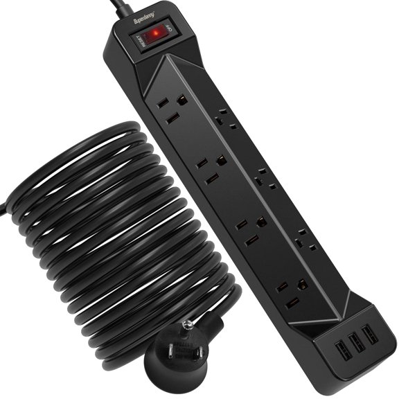 PowerSquid 600 Joules Surge Protector and Power Conditioner - Walmart.com