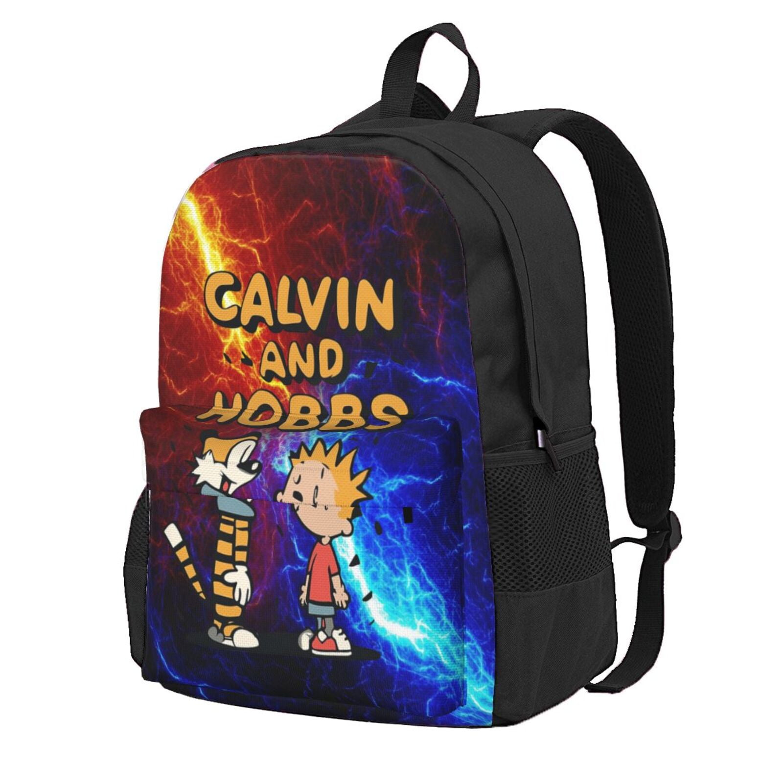 16.5IN Calvin and Hobbe Backpack Large Capacity Rucksack Trave Laptop Backpack Lightweight ...