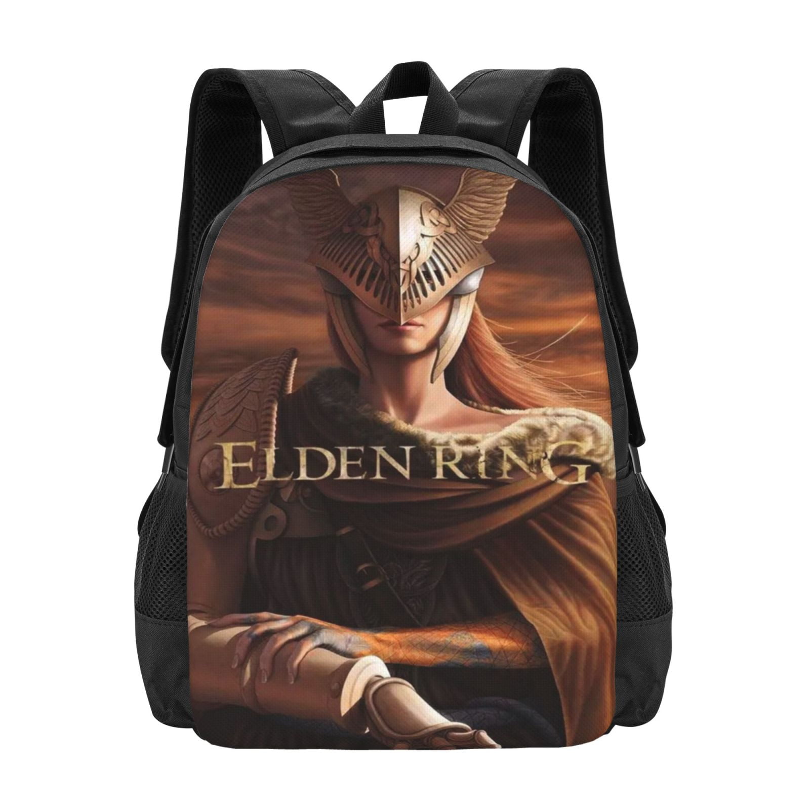 16.5IN Elden Ring Backpack 3d Graphics Travel Casual Laptop Backpack Waterproof Hiking Daypack ...