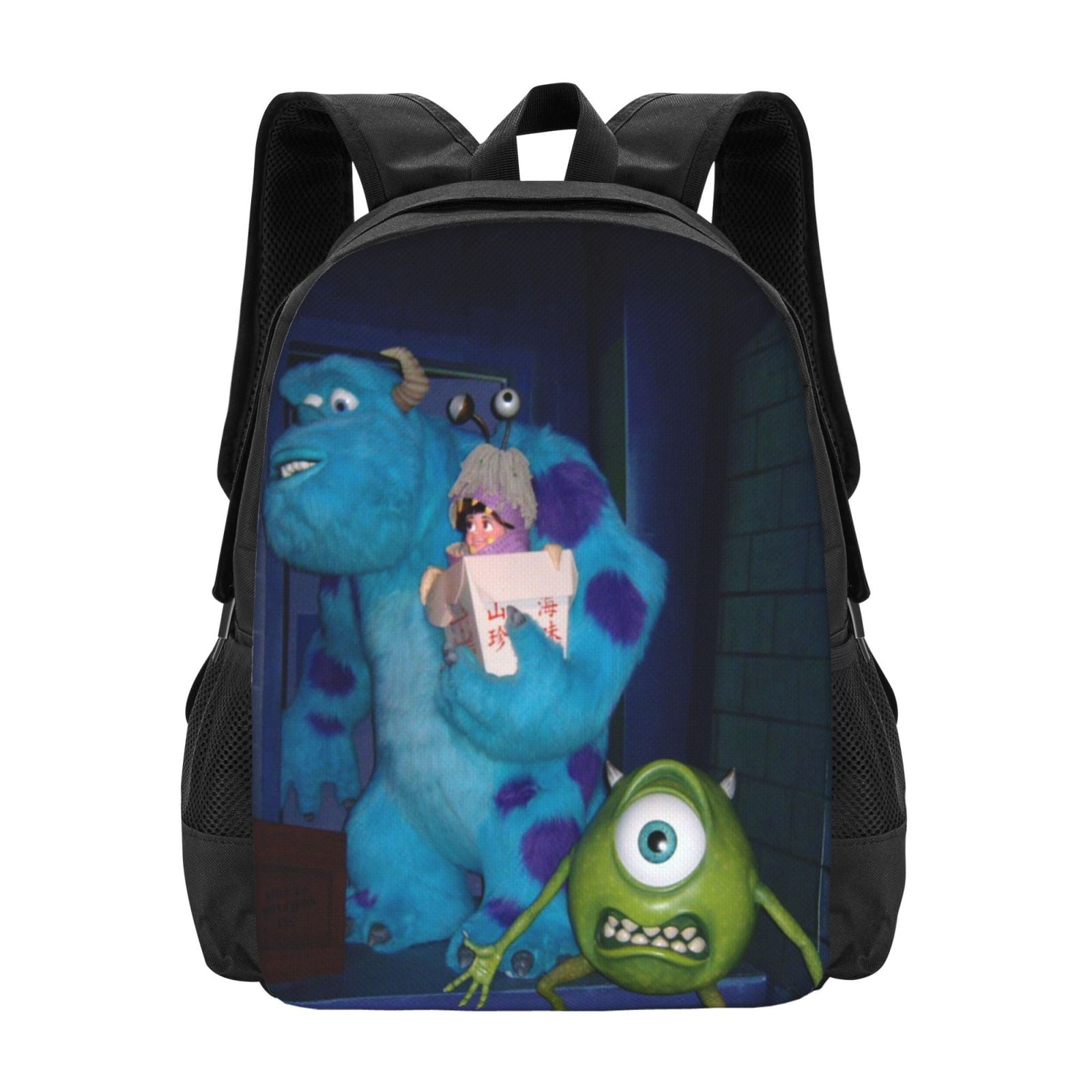 16.5IN Mons-ter Inc Backpack 3d Graphics Travel Casual Laptop Backpack ...