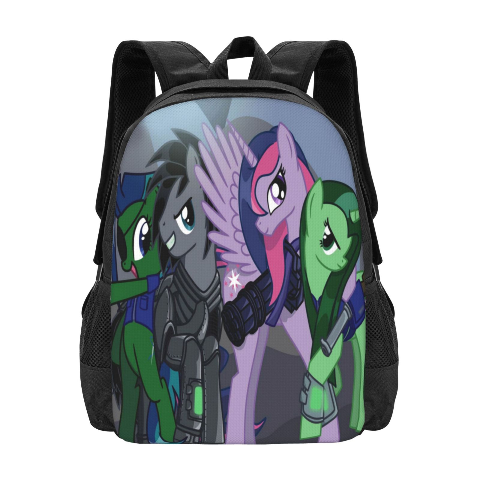 16.5IN My Lit-tle Pony Backpack 3d Graphics Travel Casual Laptop ...