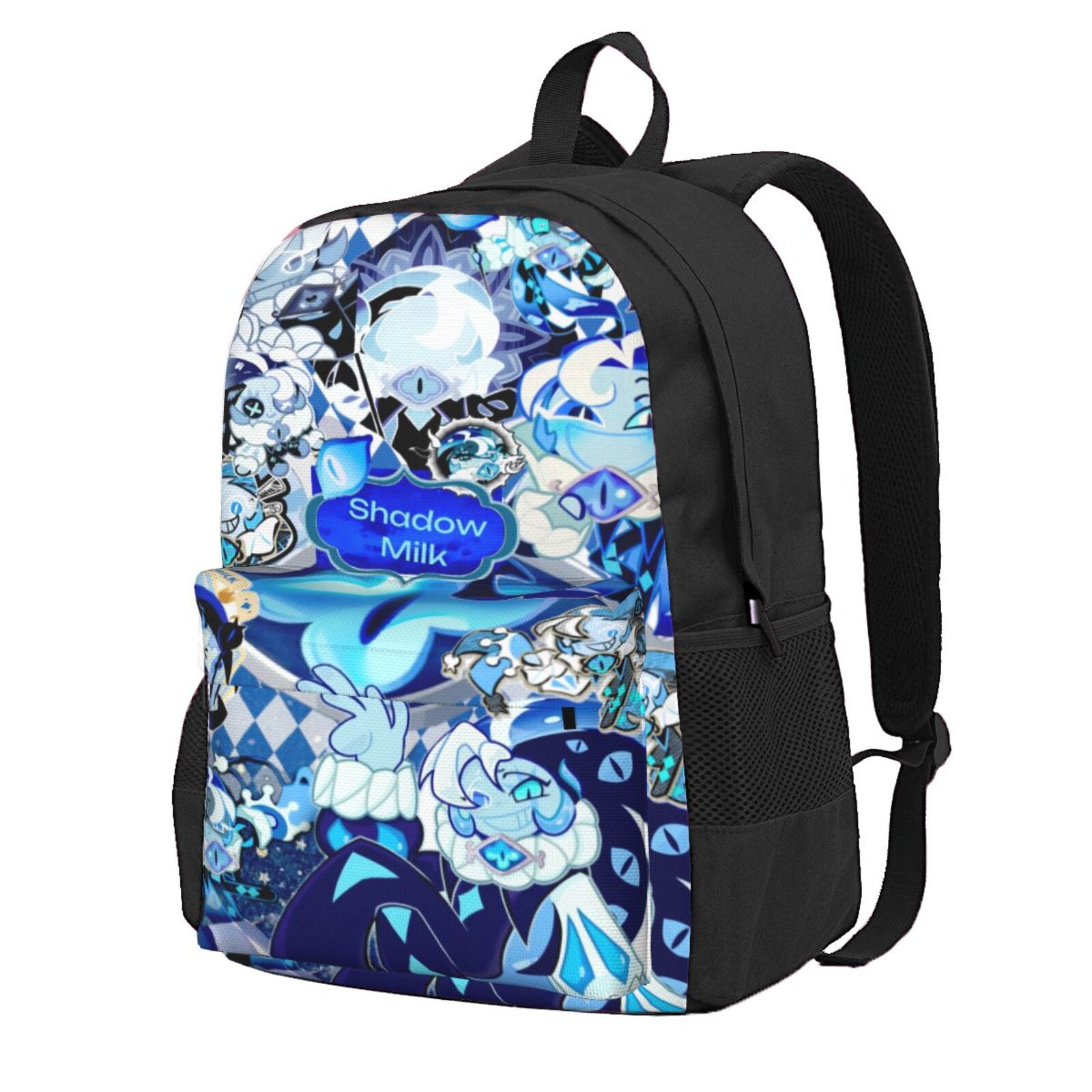 16.5IN Shadow Milk Cookie Backpack Large Capacity Rucksack Trave Laptop ...