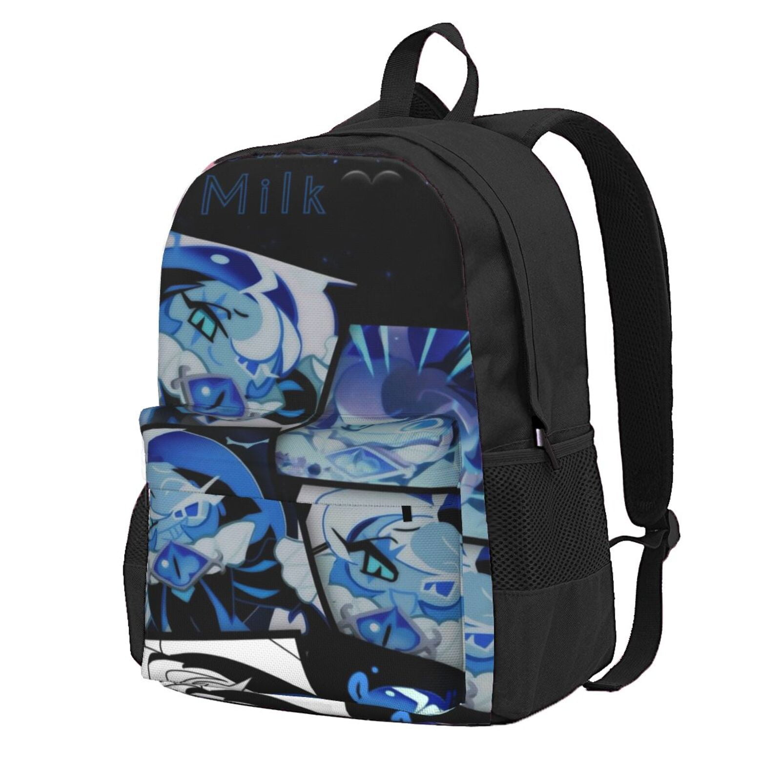 16.5IN Shadow Milk Cookie Backpack Large Capacity Rucksack Trave Laptop ...