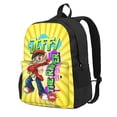 16.5IN Sml Cartoon Jef-,fy Backpack Large Capacity Rucksack Trave ...