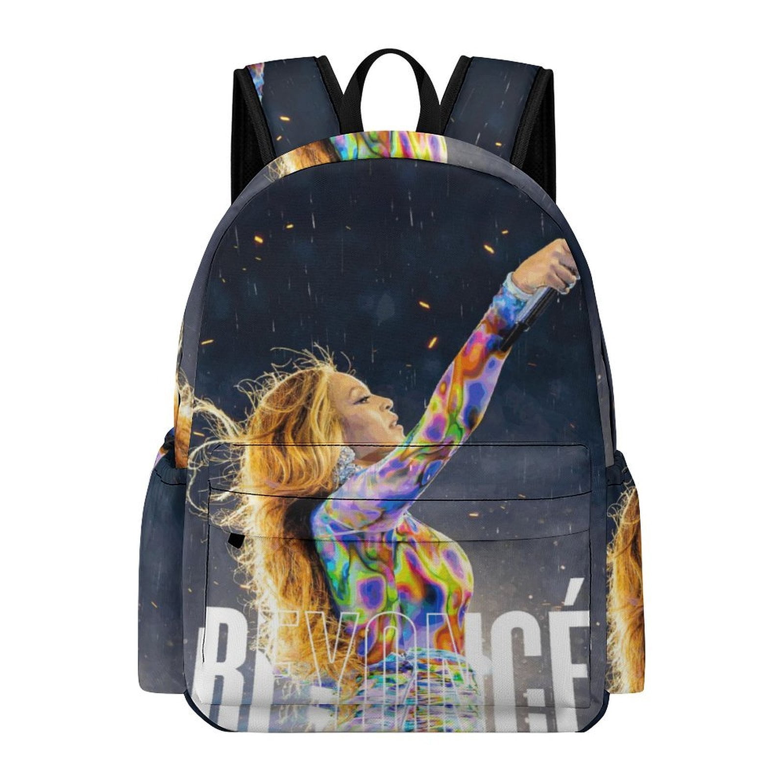 16.5In Bey0n-,c Backpack Front Pocket Cute Knapsack Cartoon Daypack ...