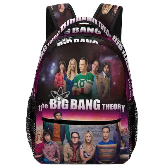 16.5In Big Small B-ang The-0r Backpack with Front Pocket Cartoon ...