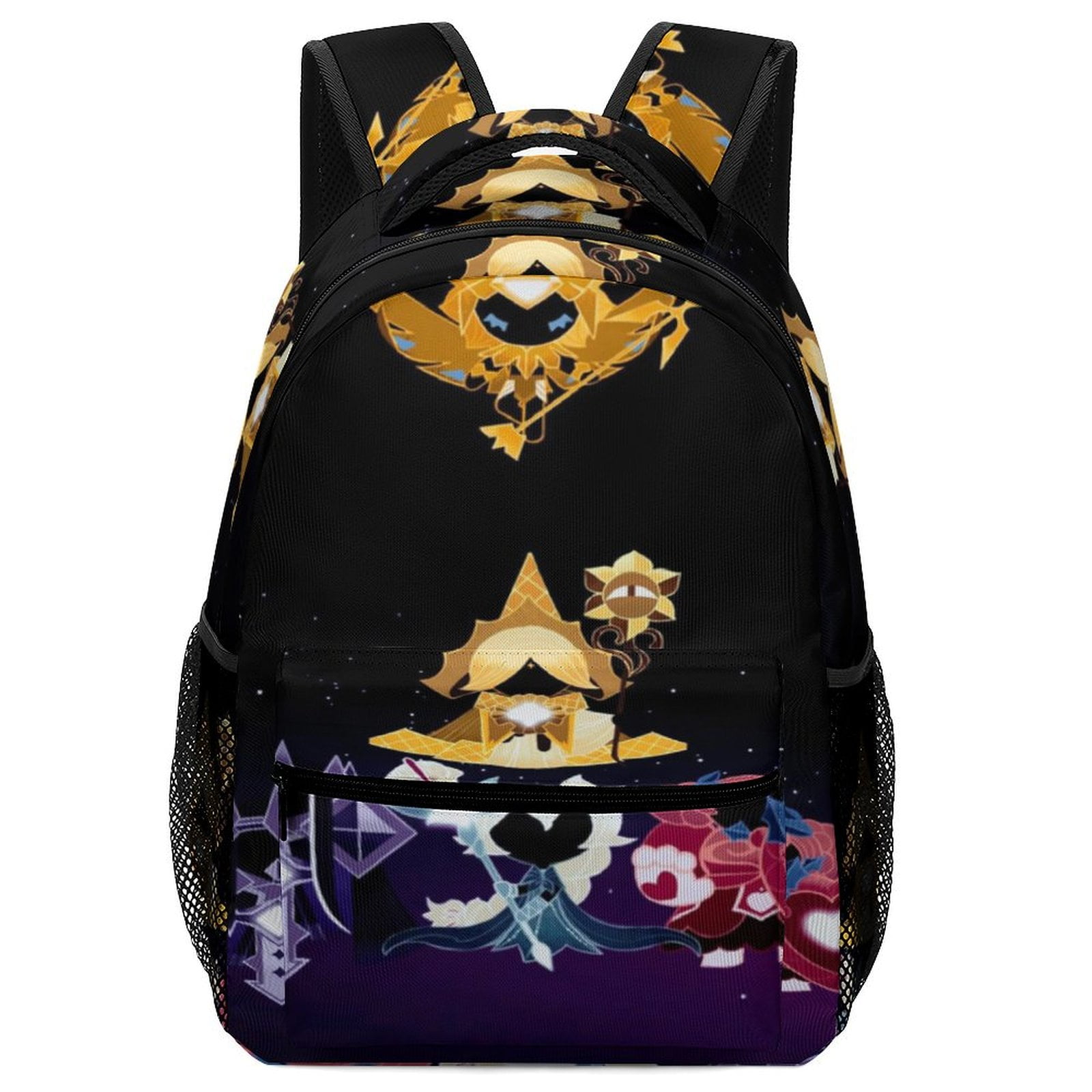 16.5In Cookie Run Kingdom Backpack with Front Pocket Cartoon Backpacks ...