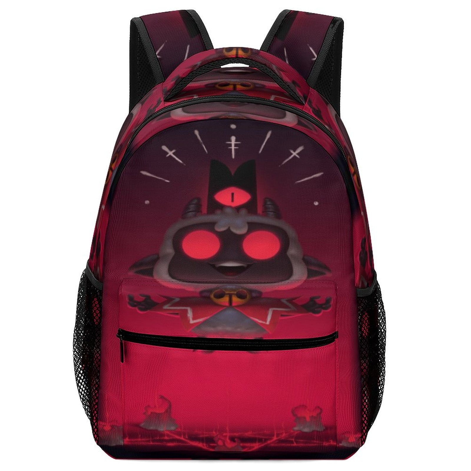 16.5In Cult of The Lamb Backpack with Front Pocket Cartoon Backpacks ...