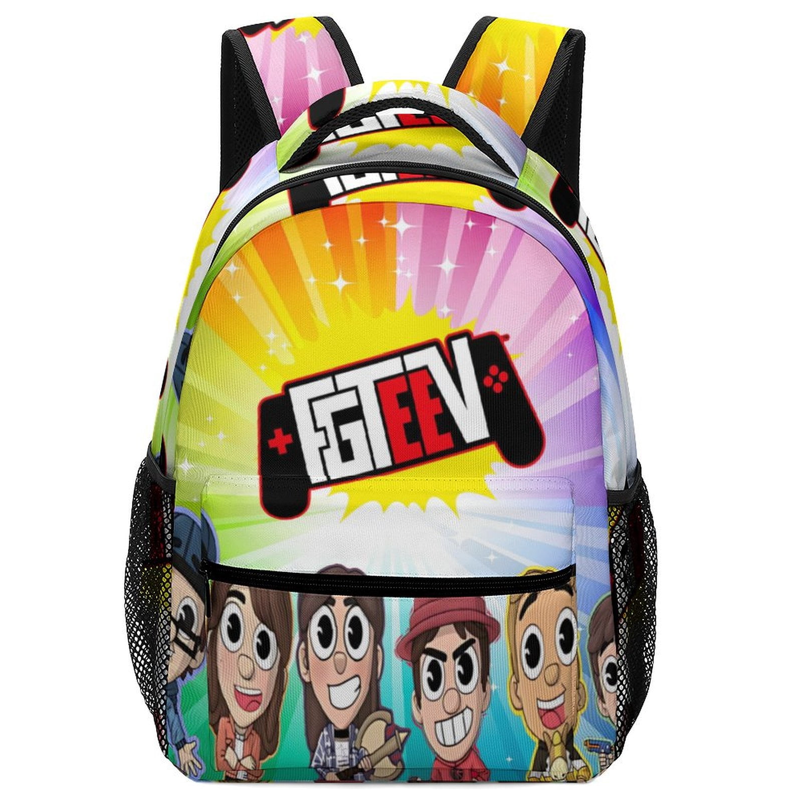 16.5In FGTee-V Backpack with Front Pocket Cartoon Backpacks Travel ...
