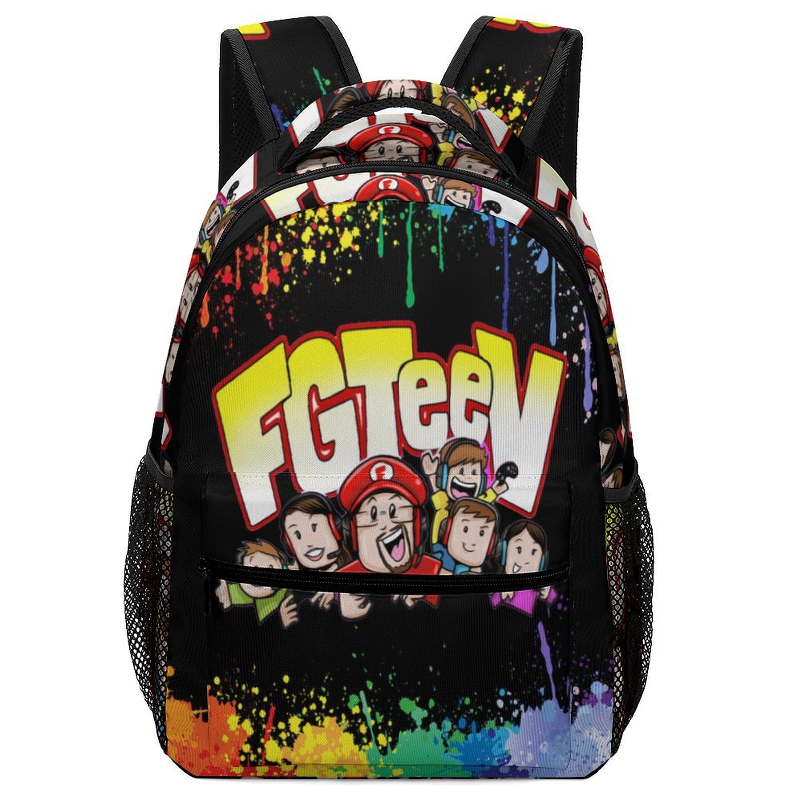 16.5In FGTee-V Backpack with Front Pocket Cartoon Backpacks Travel ...