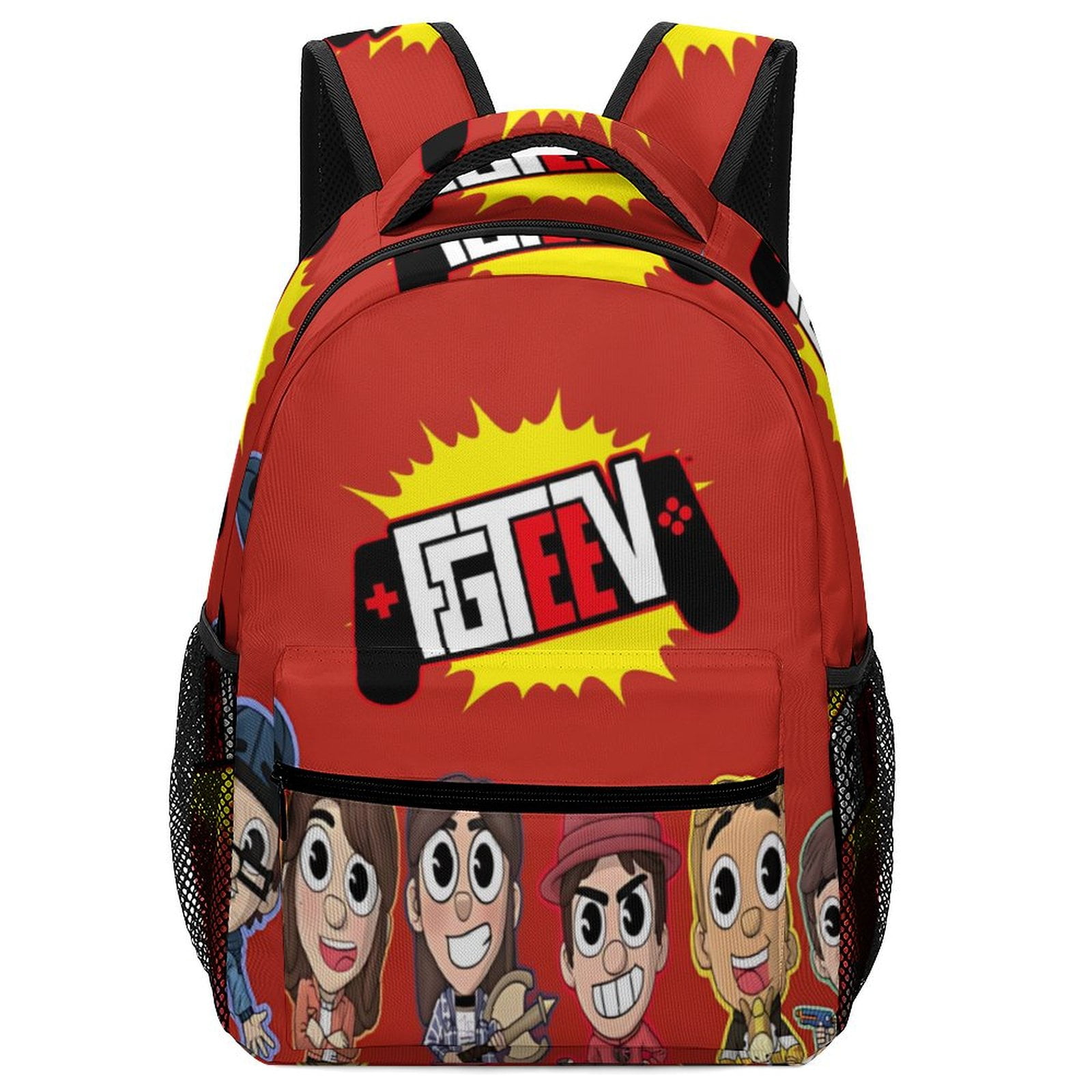 16.5In FGTee-V Backpack with Front Pocket Cartoon Backpacks Travel ...