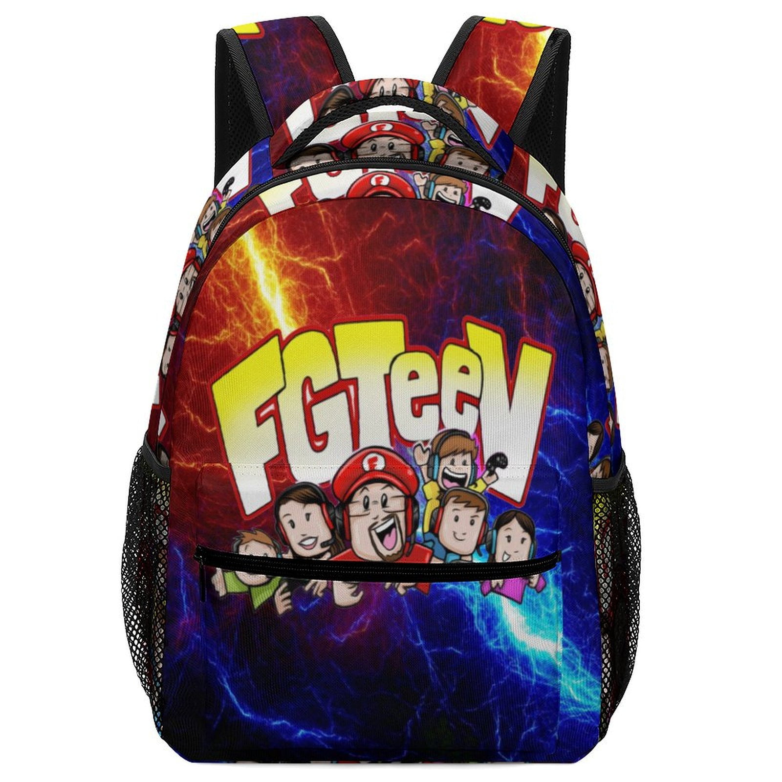 16.5In FGTee-V Backpack with Front Pocket Cartoon Backpacks Travel ...