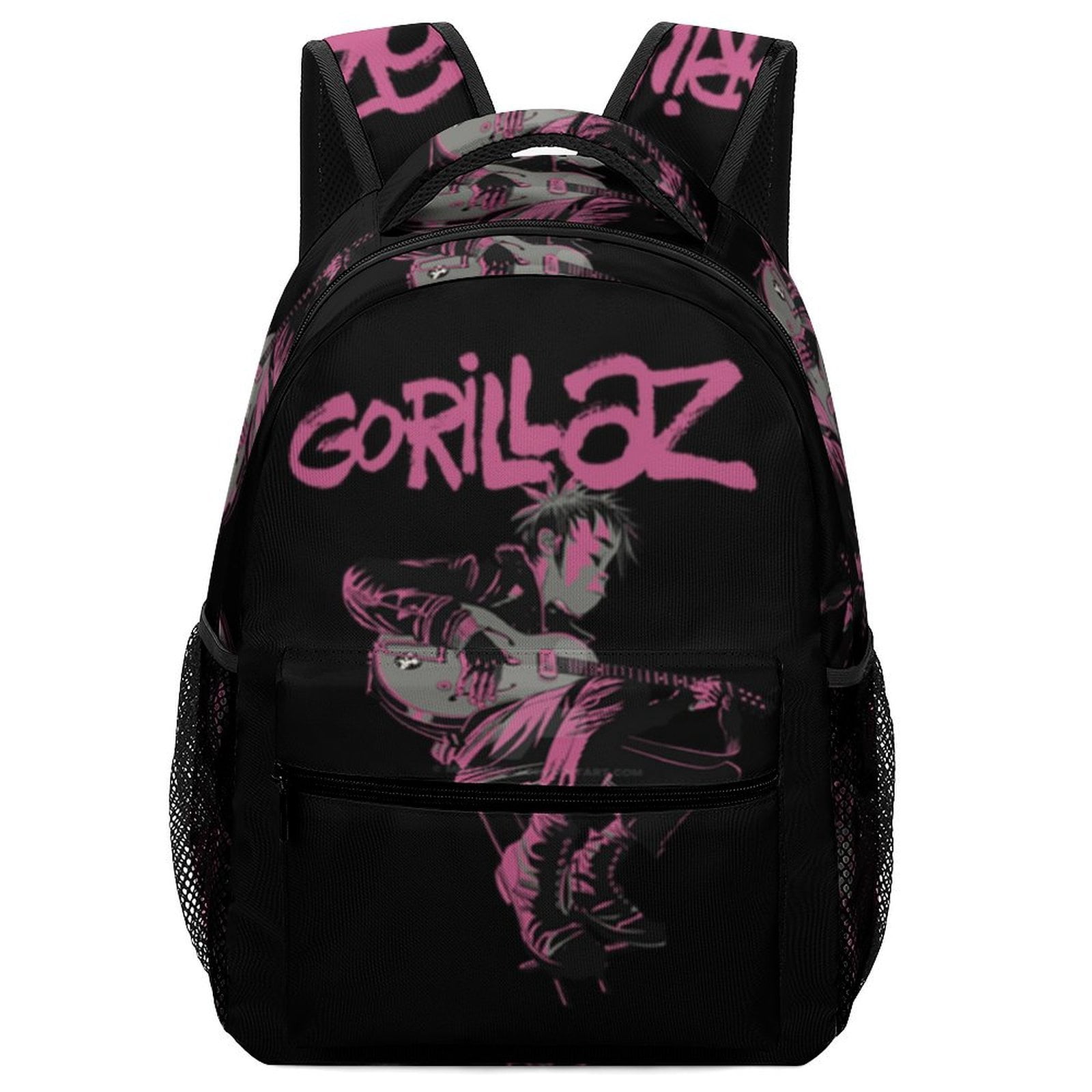 16.5In Gorill-,A2 Backpack with Front Pocket Cartoon Backpacks Travel ...