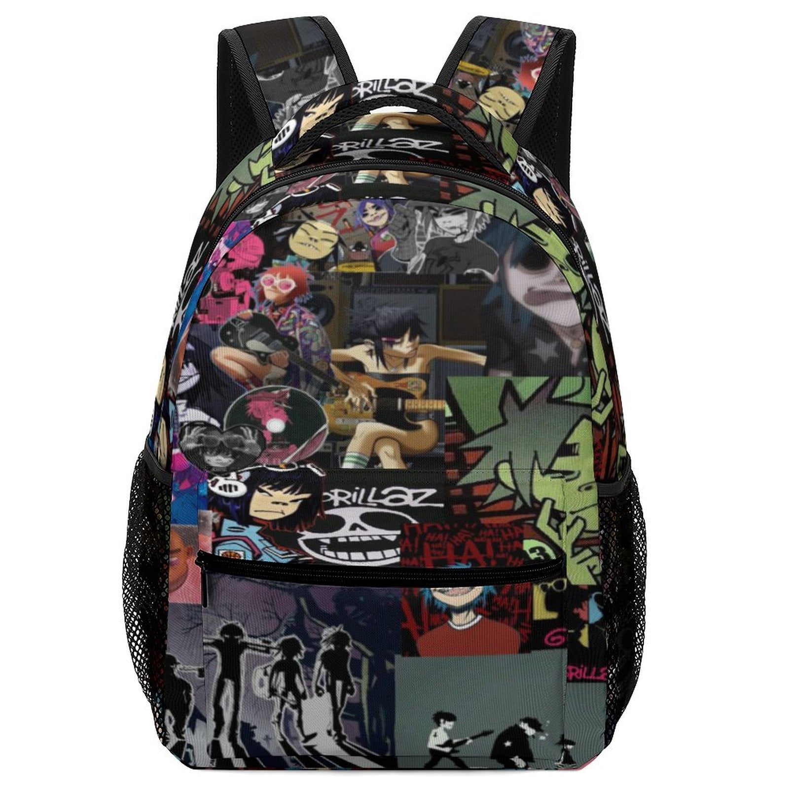 16.5In Gorill-,A2 Backpack with Front Pocket Cartoon Backpacks Travel ...