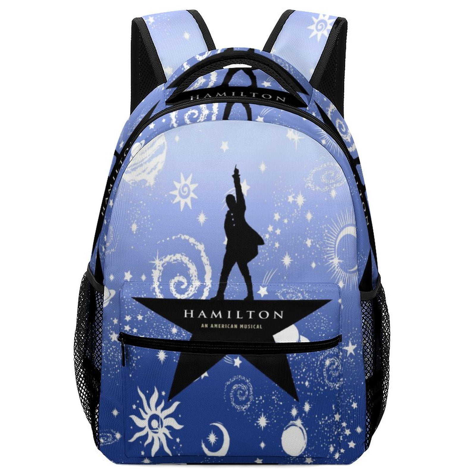 16.5In Hamilton The Musica Backpac for Men Women Cartoon Bookbag ...