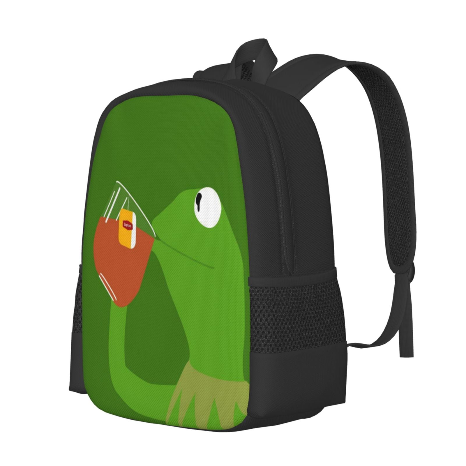 16.5In Ker-mit The Frog Backpack Large Capacity Multifunction Backpacks ...