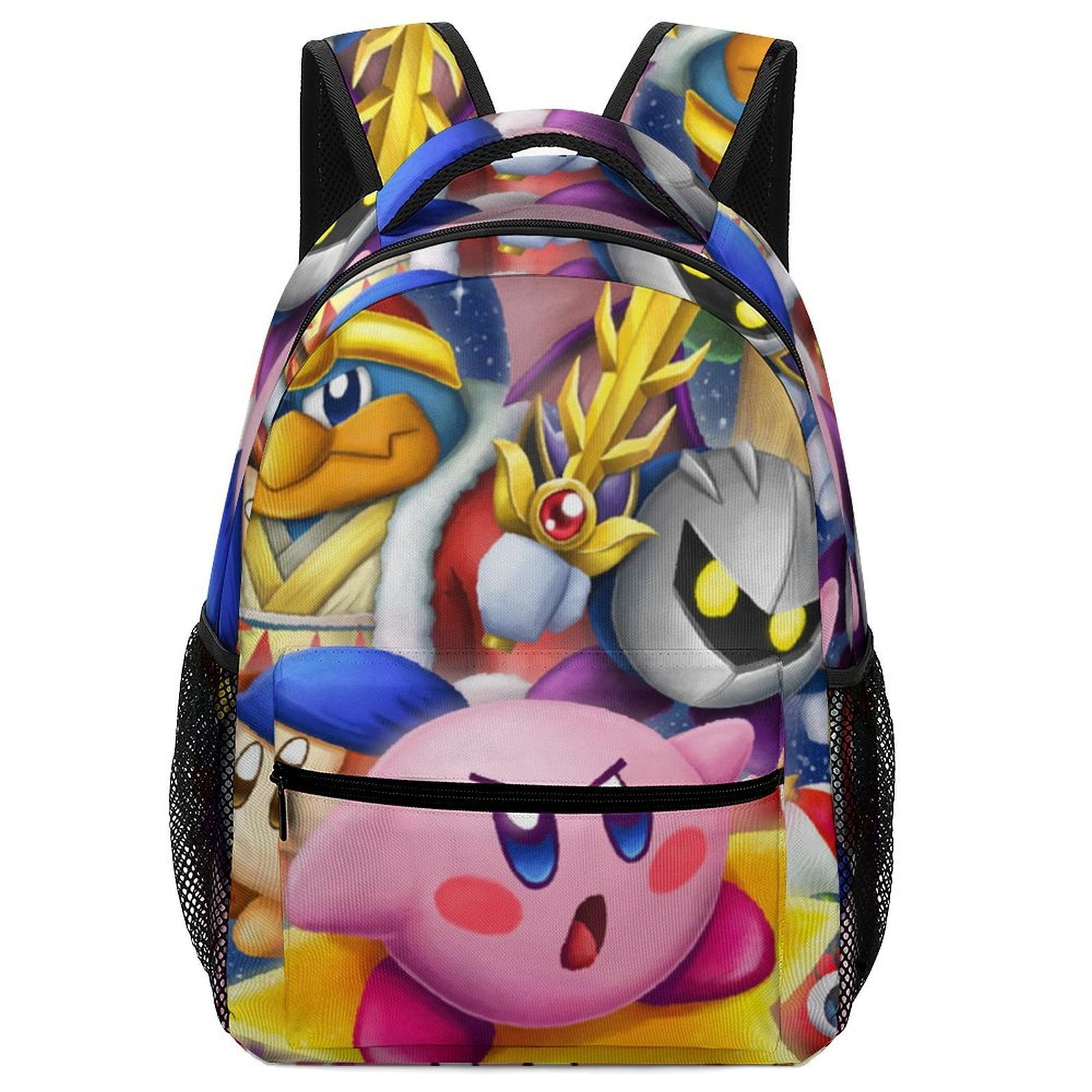 16.5In Kir-,by0 Backpack with Front Pocket Cartoon Backpacks Travel ...