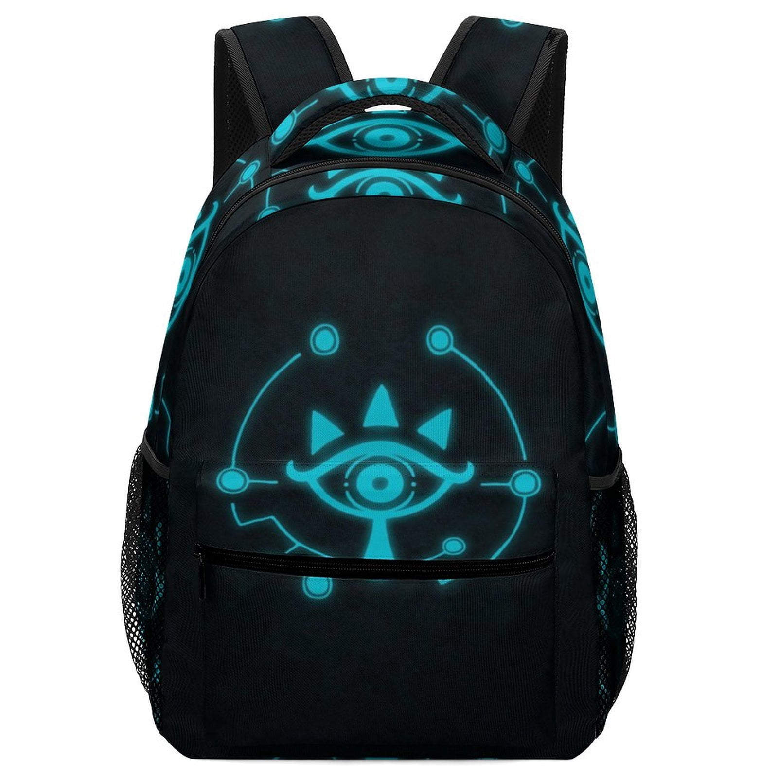 16.5In Le-Gend 0f Zel-,Da0 Backpack with Front Pocket Cartoon Backpacks ...