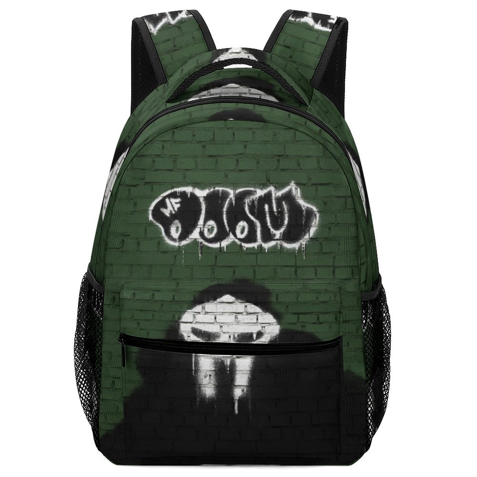 16.5In Mf Doom Backpack with Front Pocket Cartoon Backpacks Travel ...