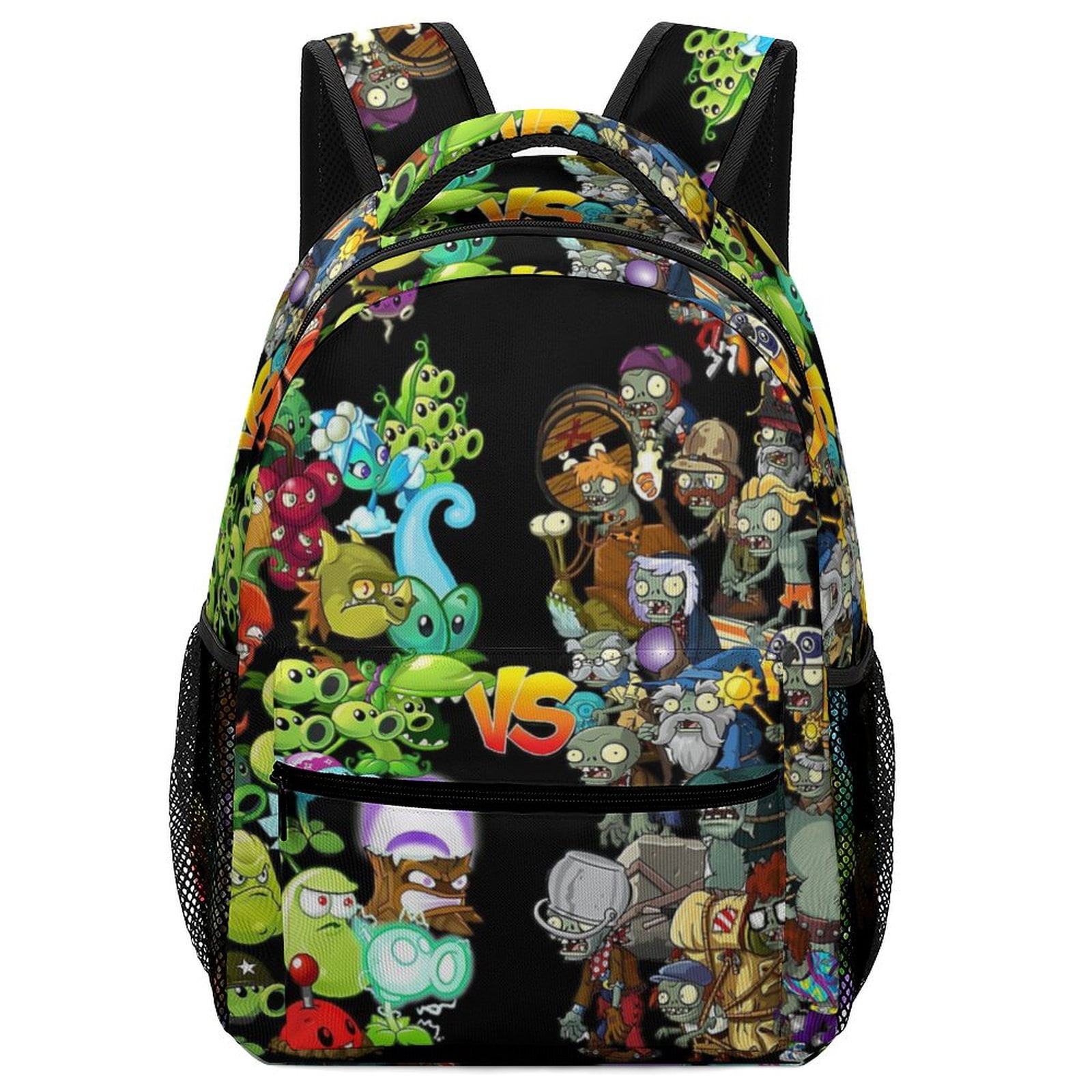 16.5In Plants Vs Zombie Backpack Lightweight Backpack Large Capacity ...