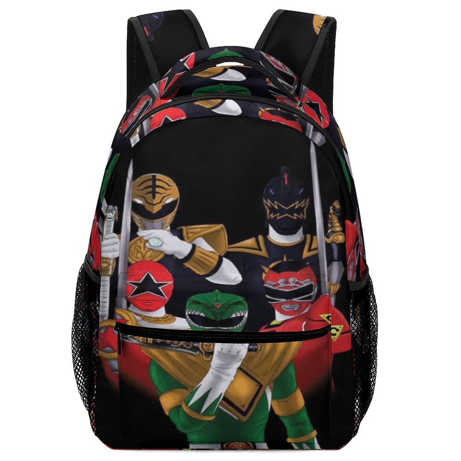 16.5In Power Team Ran-,Ger2 Backpack with Front Pocket Cartoon ...