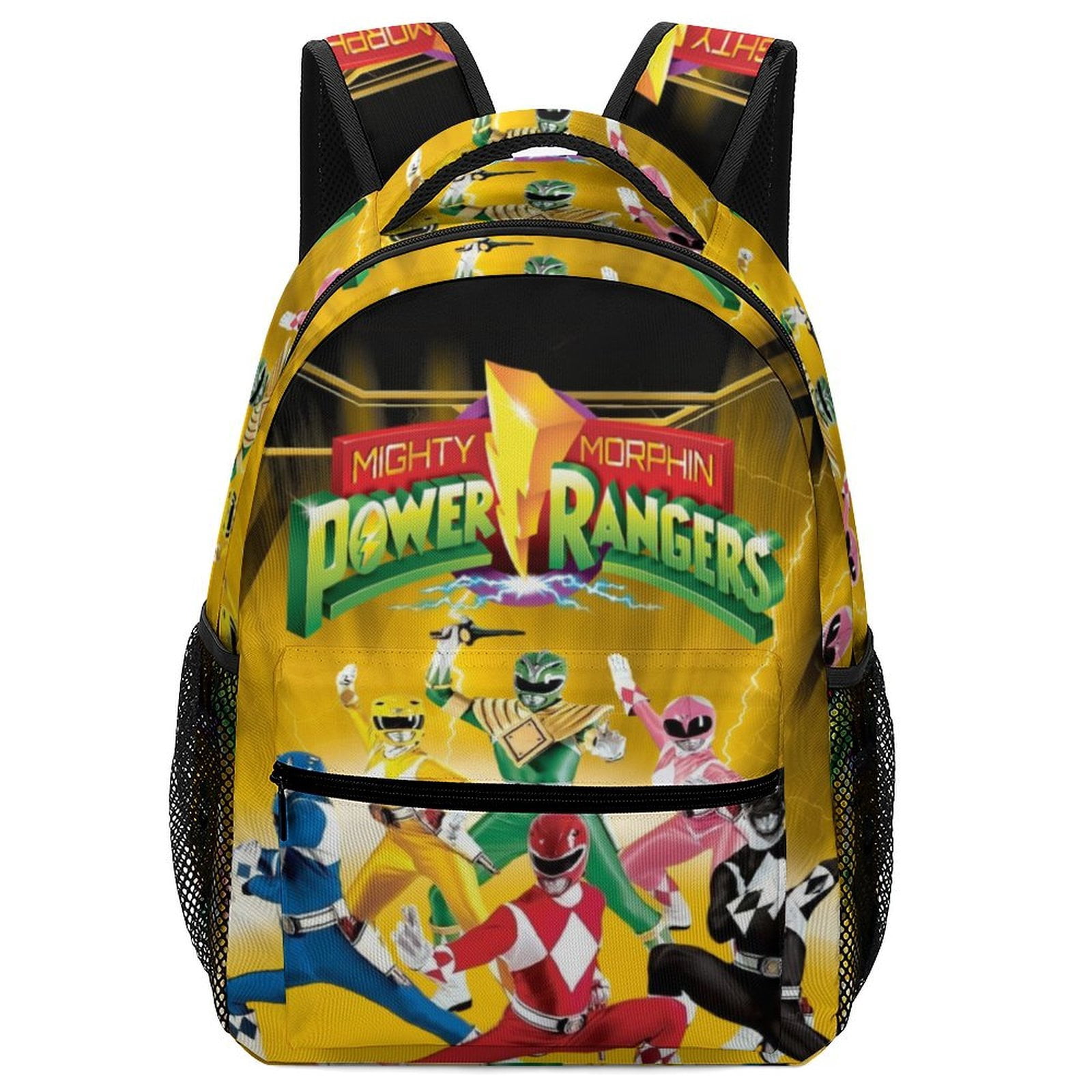 16.5In Power Team Ran-,Ger2 Backpack with Front Pocket Cartoon ...