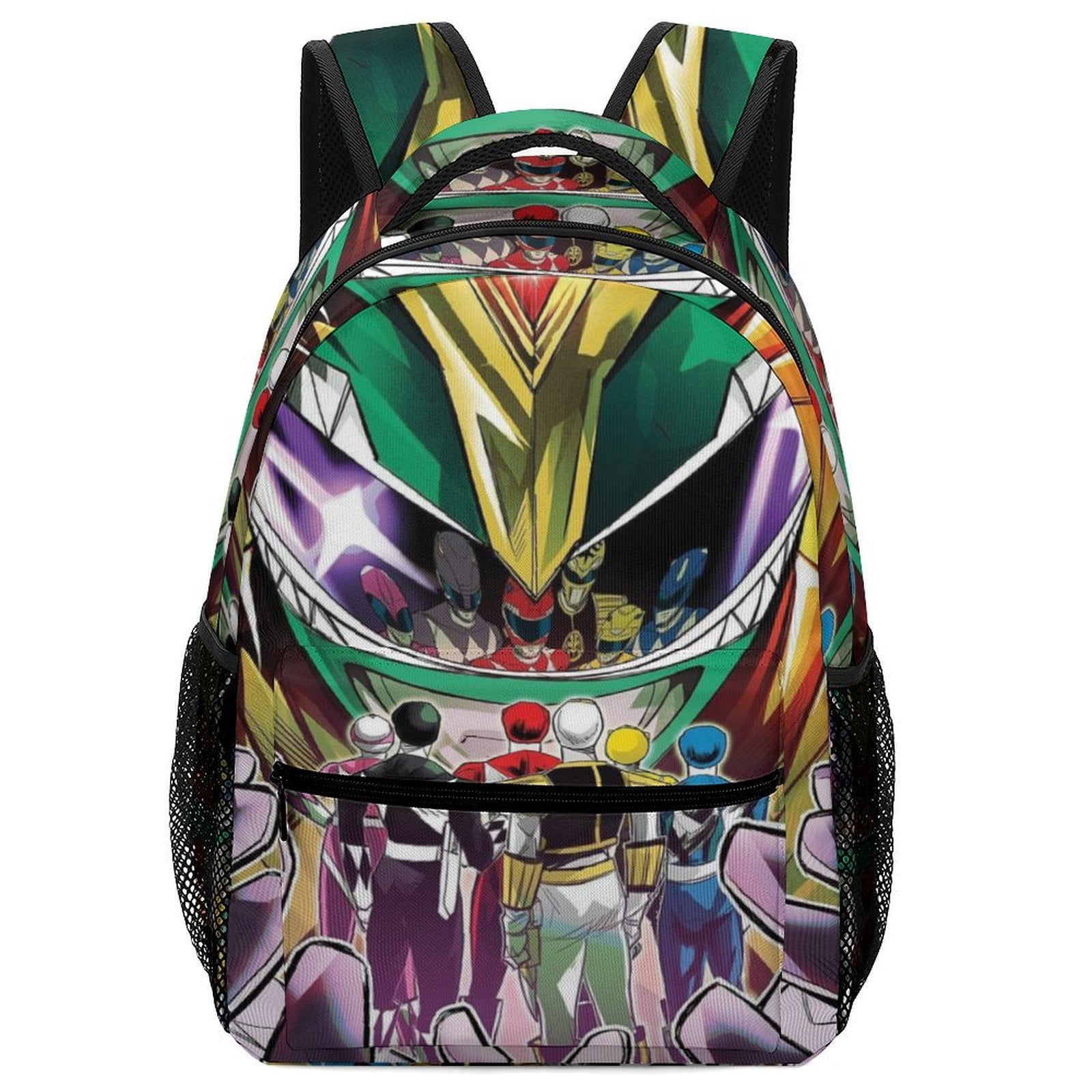16.5In Power Team Ran-,Ger2 Backpack with Front Pocket Cartoon ...