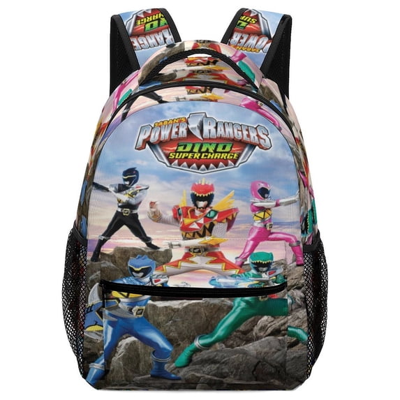 16.5In Power Team Ran-,Ger2 Backpack with Front Pocket Cartoon ...