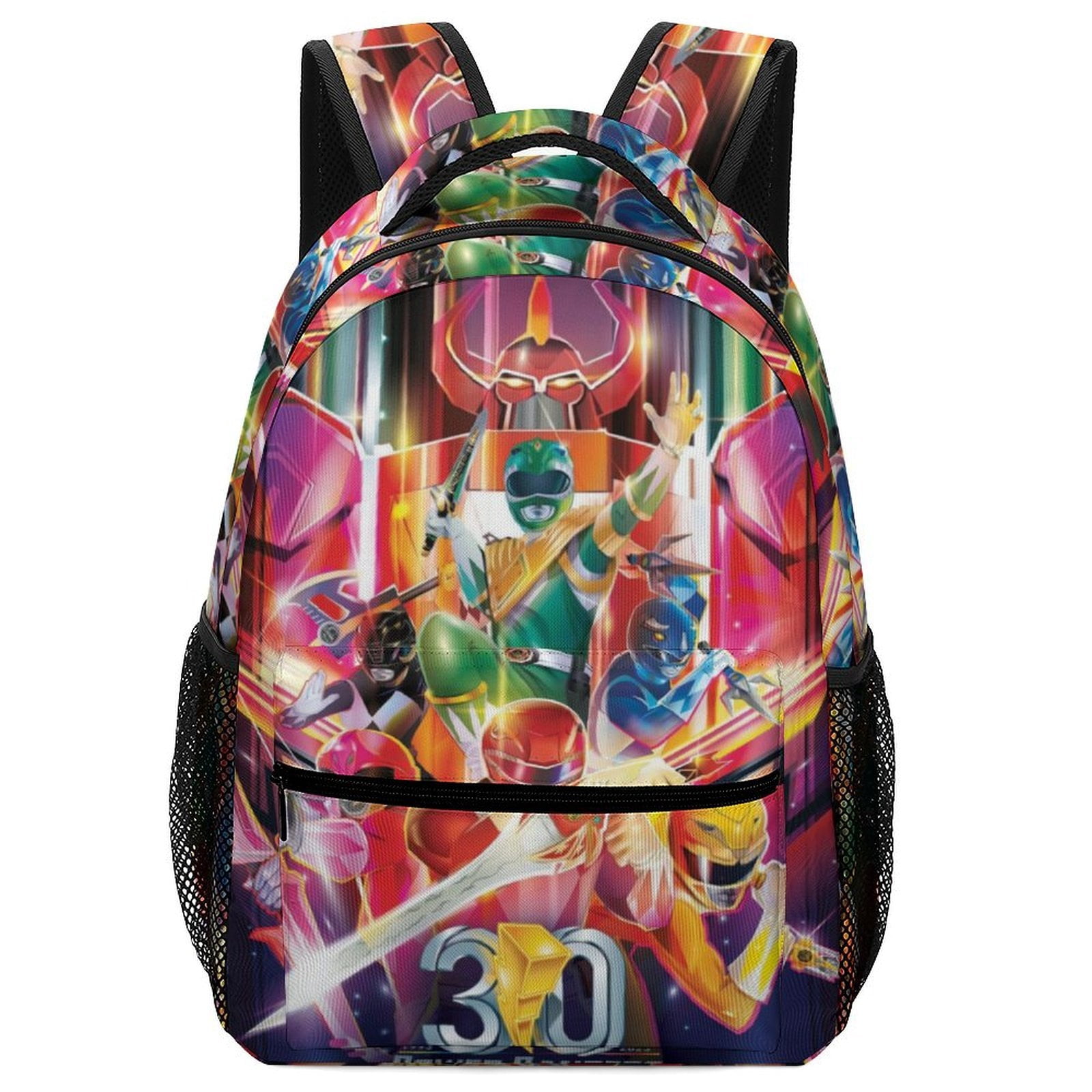 16.5In Power Team Ran-,Ger2 Backpack with Front Pocket Cartoon ...