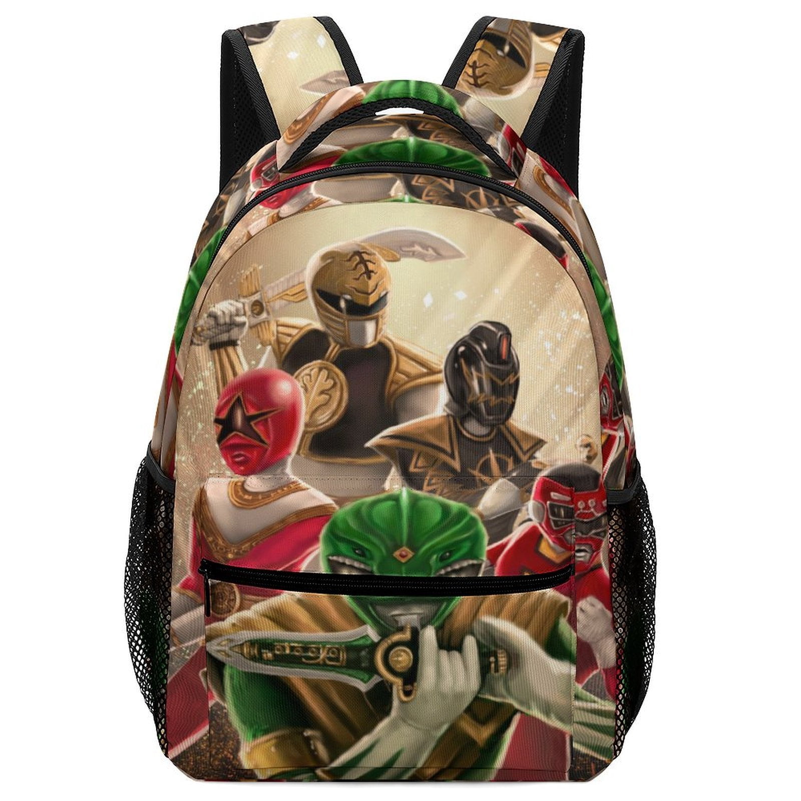 16.5In Power Team Ran-,Ger2 Backpack with Front Pocket Cartoon ...