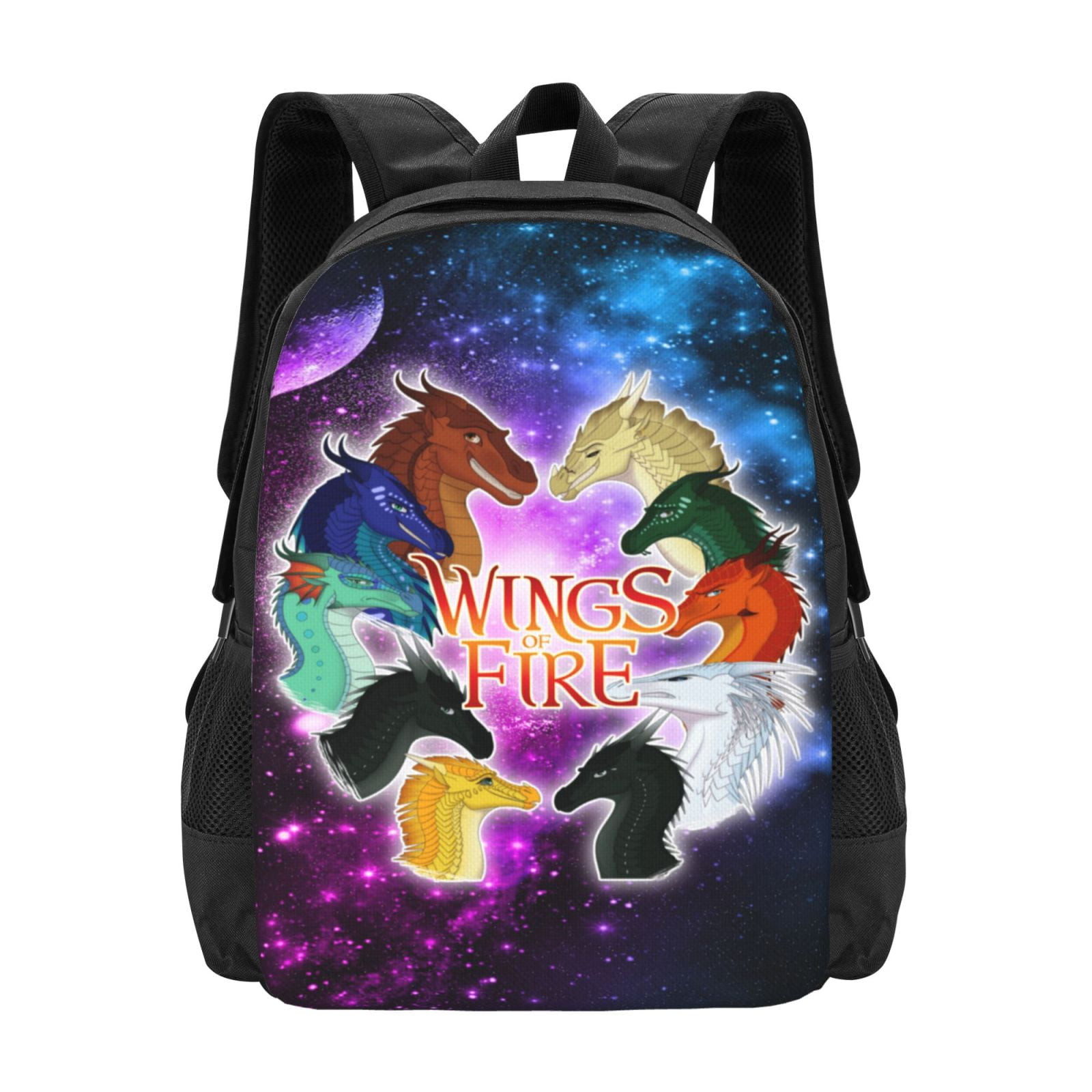 16.5In Wings Dragon Fire Backpack Large Capacity Multifunction ...
