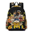 16.5In Sml Cartoon Jef-,fy Backpack Front Pocket Cute Knapsack Cartoon ...