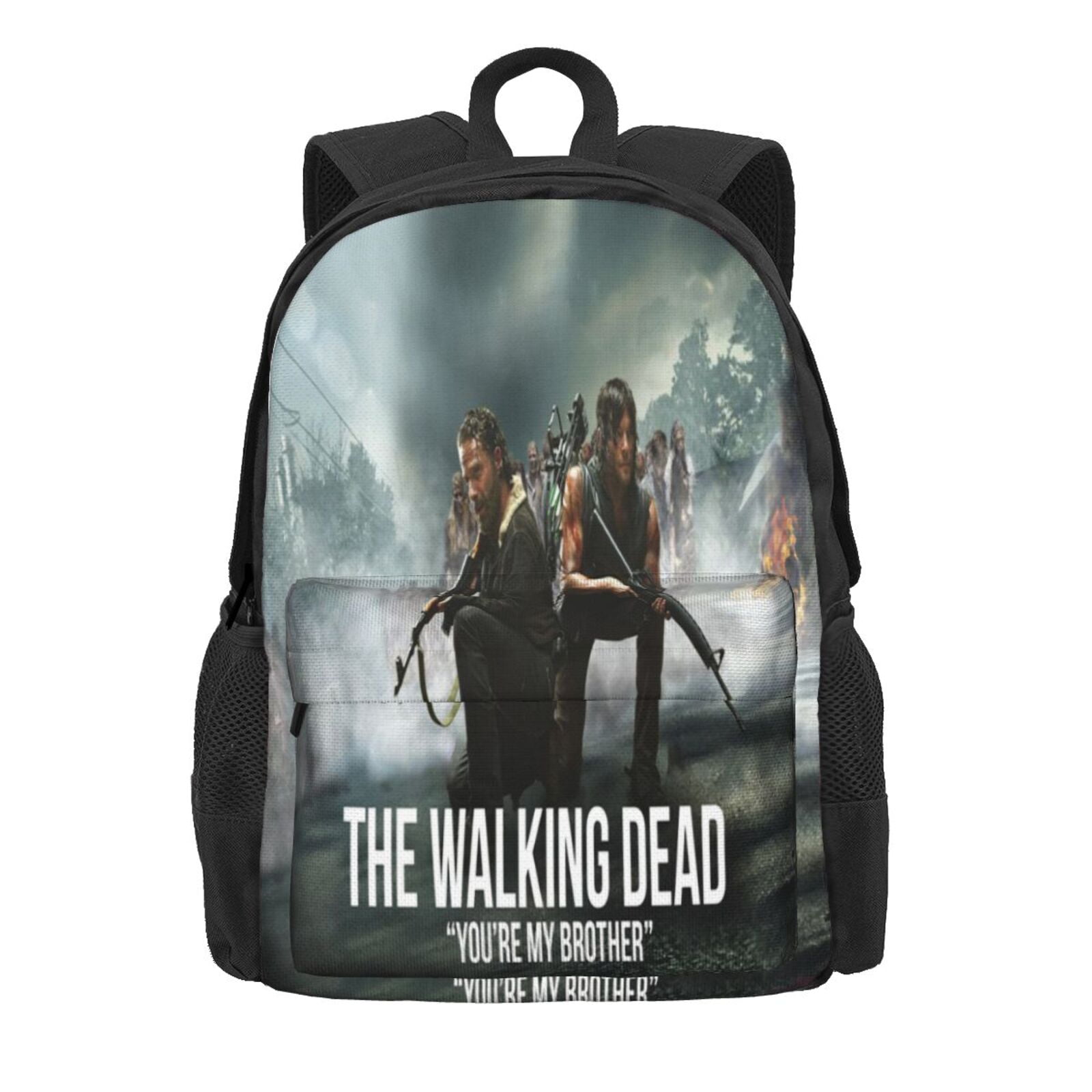 16.5In Walking Dead Backpack Lightweight Laptop Backpack Casual Daypack ...