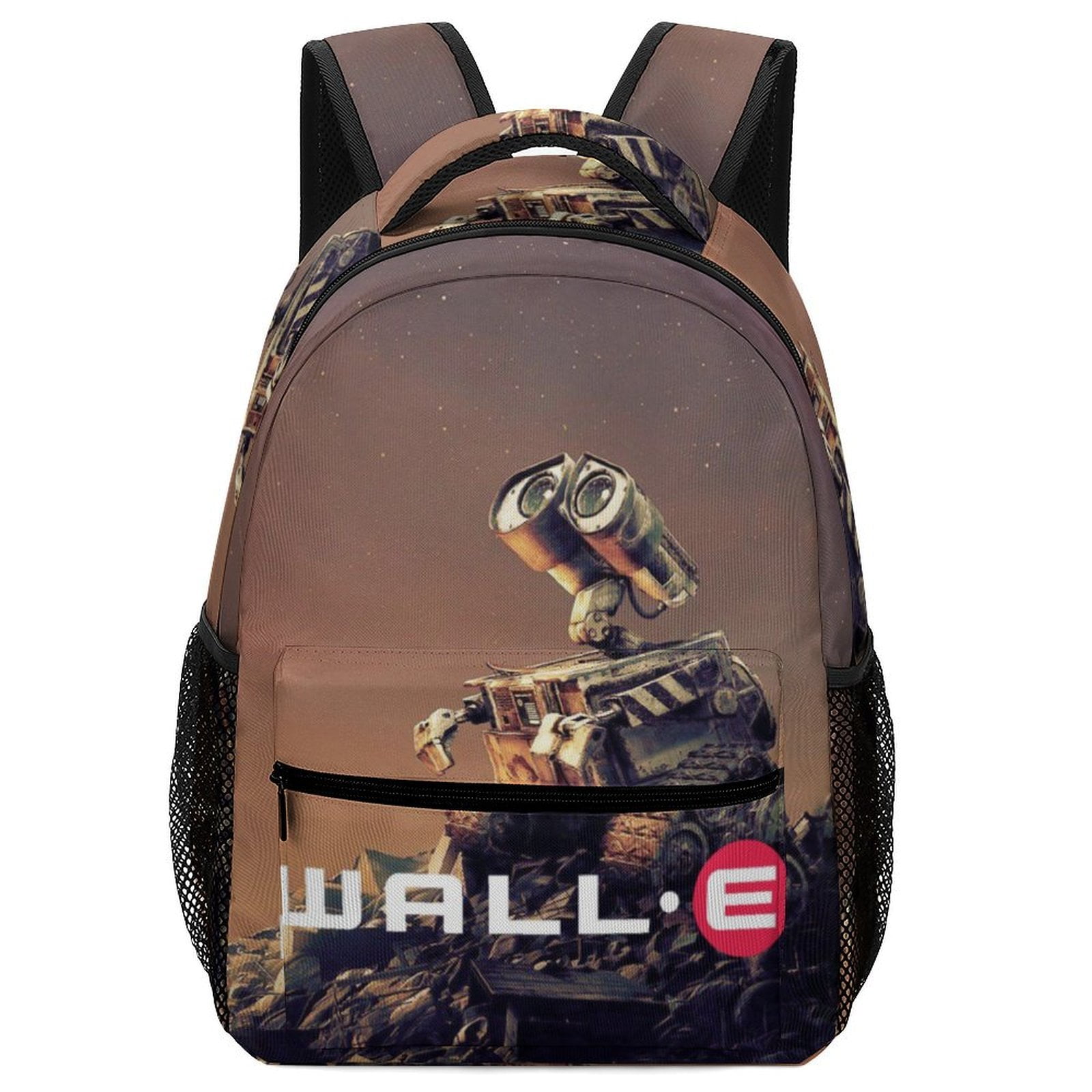 16.5In Wall-,E Backpack Front Pocket Cute Knapsack Cartoon Daypack ...