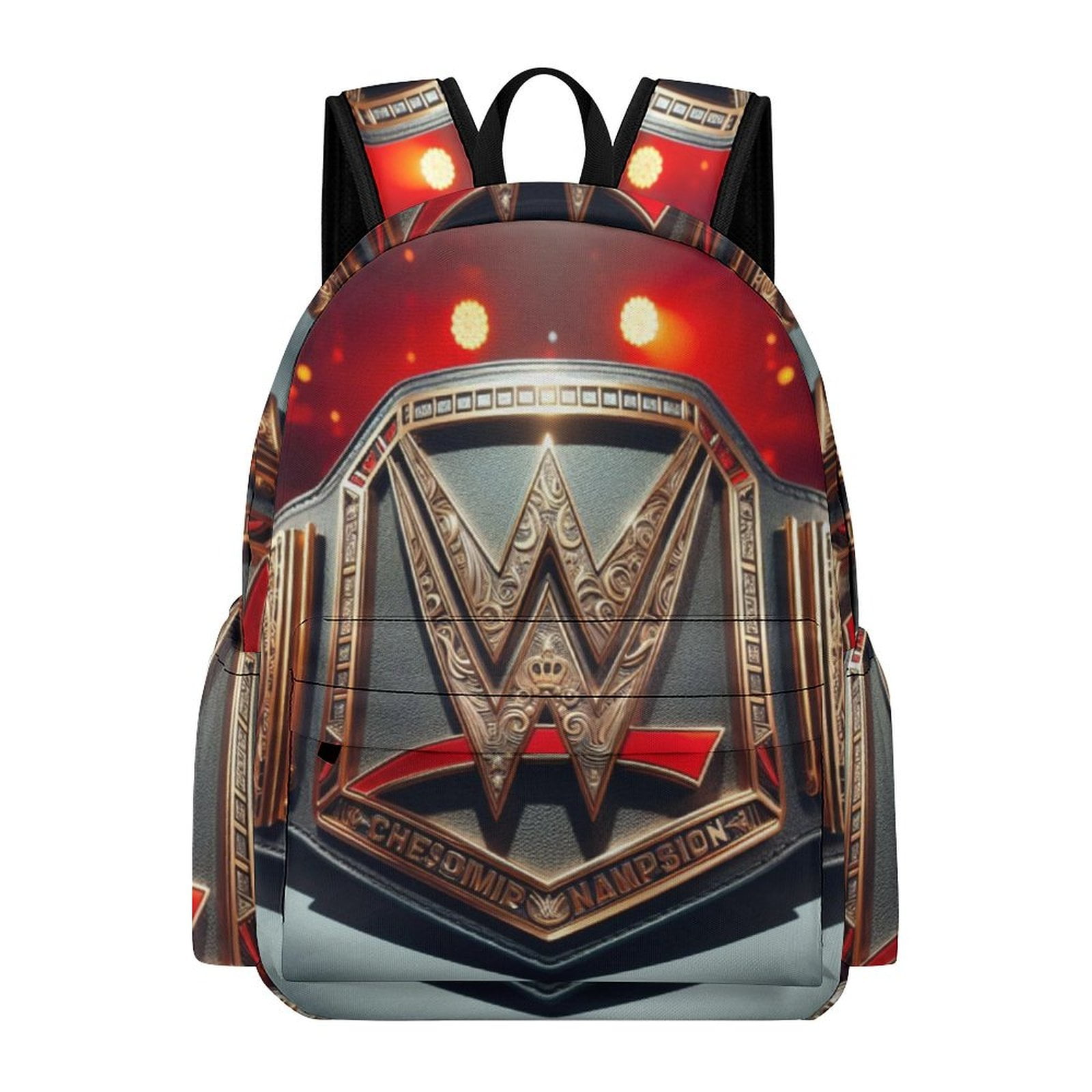 16.5In Wres-Tler-W,W-E Backpack Front Pocket Cute Knapsack Cartoon ...