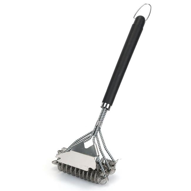 16.5in BBQ Grill Cleaning Brush - Stainless Steel Barbecue Cleaner ...