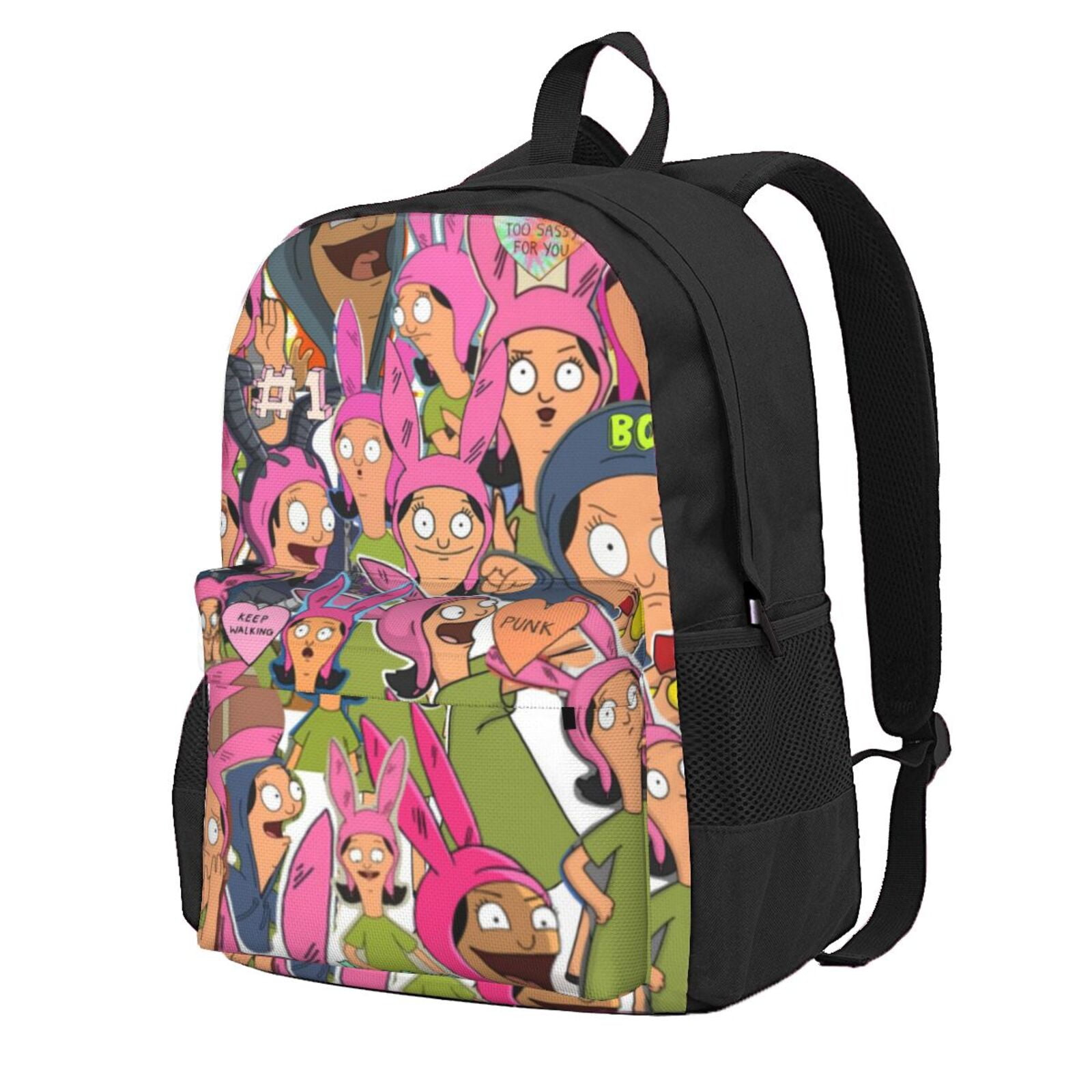 16.5in Bob's Burger Louise Backpac Lightweight Laptop Backpac Daypack ...