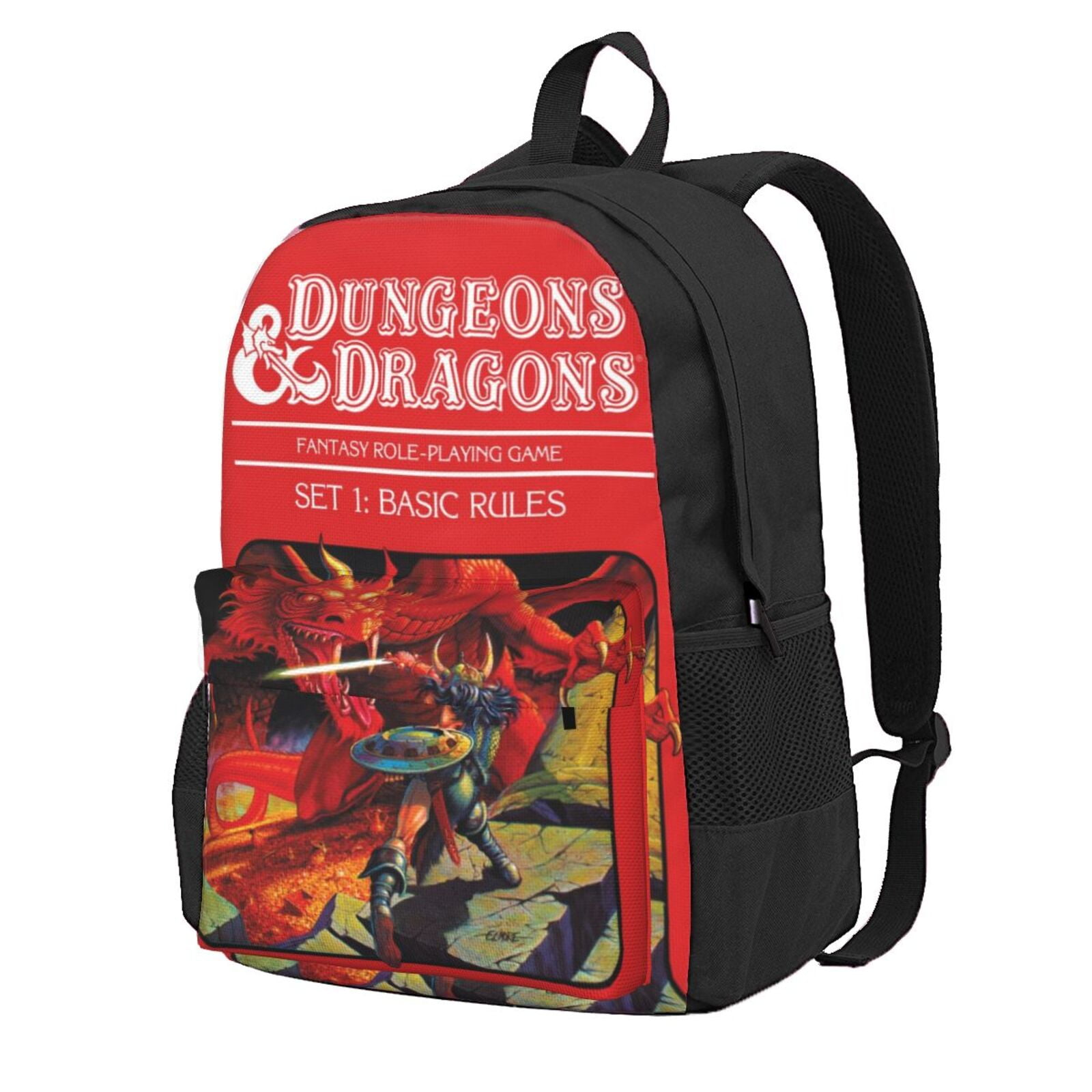 16.5in Dungeons And Dragon Backpac Lightweight Laptop Backpac Daypack ...