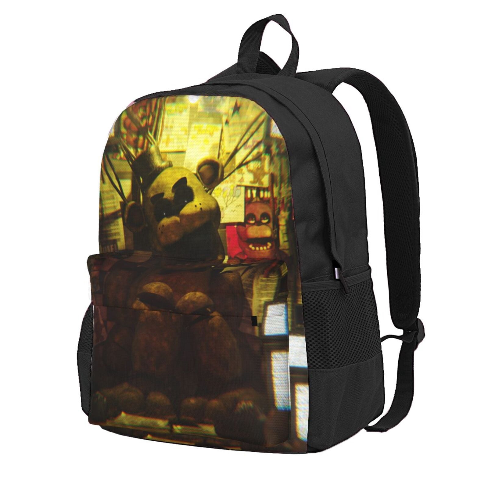 16.5in Five Nights At Fre-dd Backpack with Front Bag Laptop Backpack ...